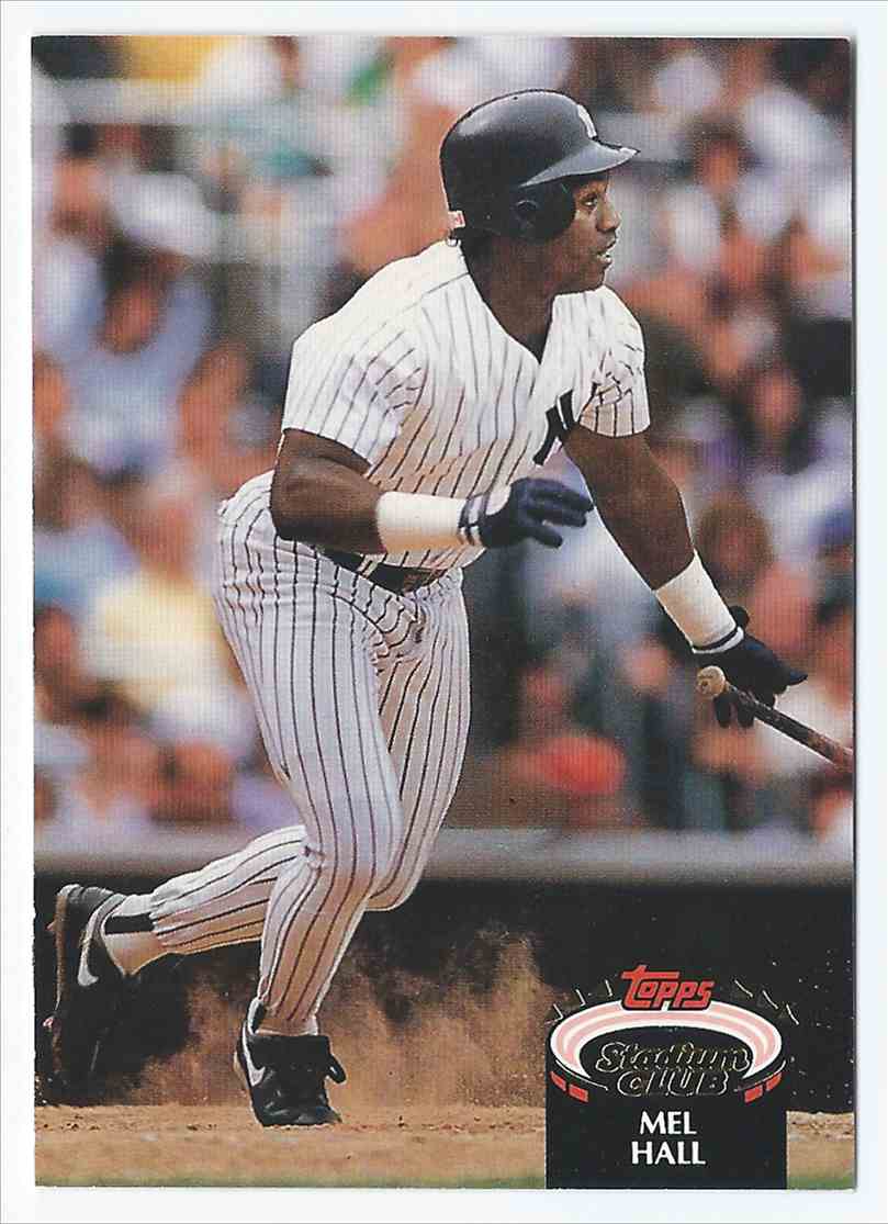 1992 Topps Stadium Club Mel Hall #9 on Kronozio