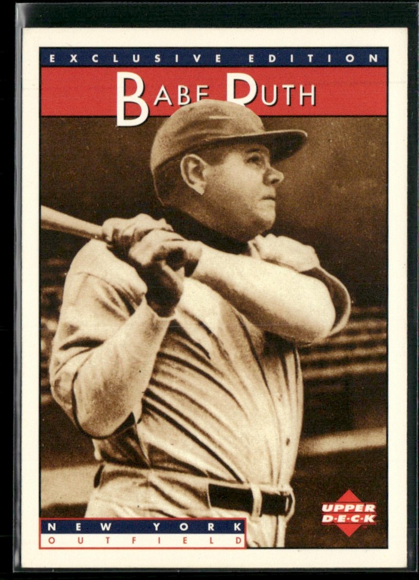 1995 Upper Deck Sonic Coca-Cola Exclusive Babe Ruth #3 on Kronozio