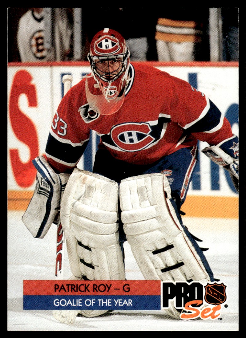 1992-93 ProSet Patrick Roy #2 on Kronozio