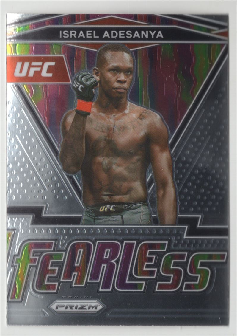 2022 Panini UFC Fearless Israel Adesanya #1 on Kronozio