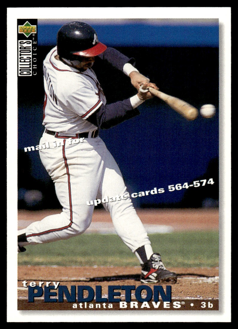 1995 Collector's Choice Update Trade Cards Terry Pendleton #TC4 on Kronozio