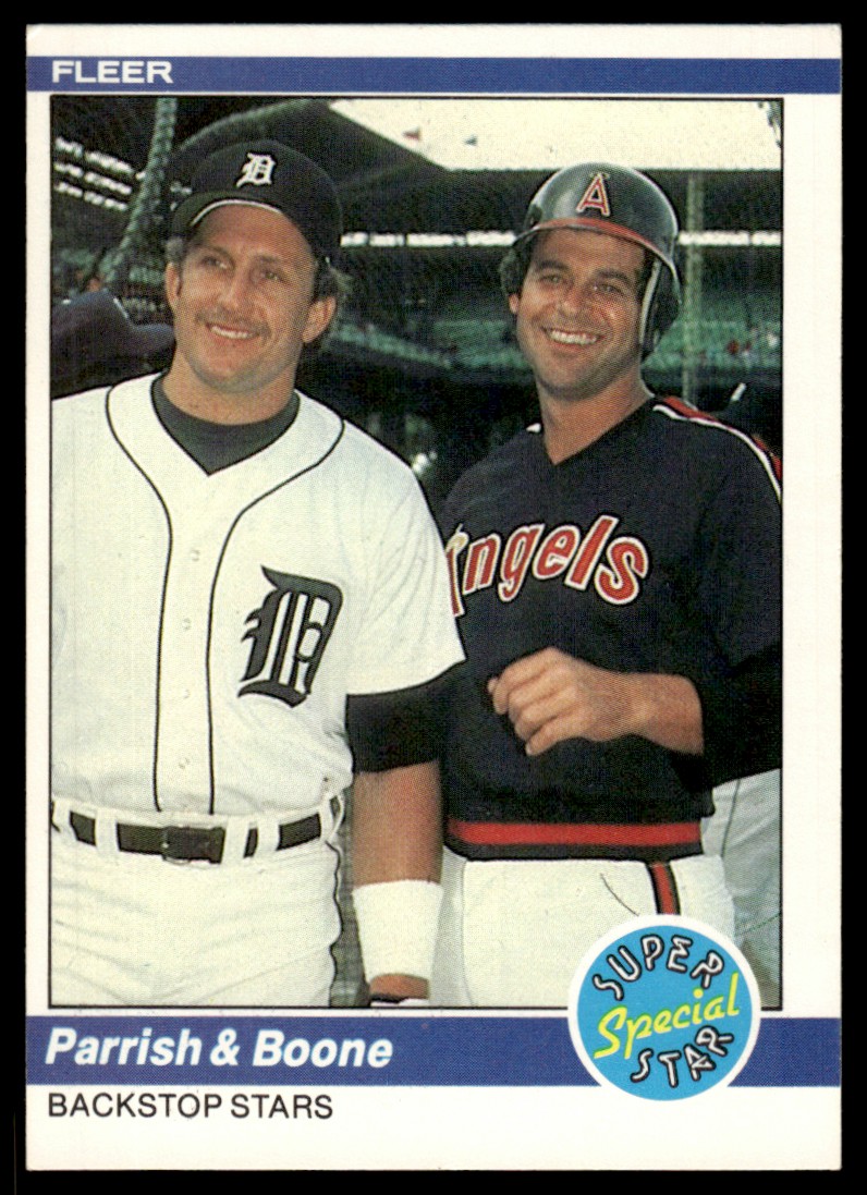 1984 Fleer Lance Parrish/Bob Boone #637 on Kronozio