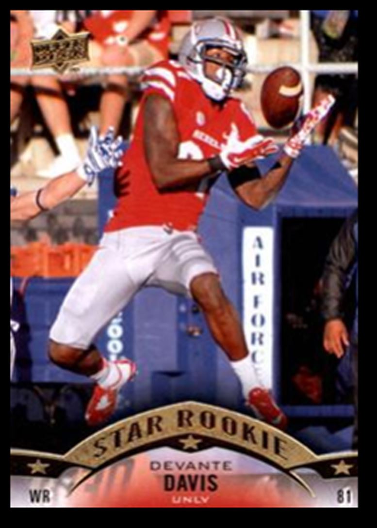 2015 Upper Deck Devante Davis #127 on Kronozio