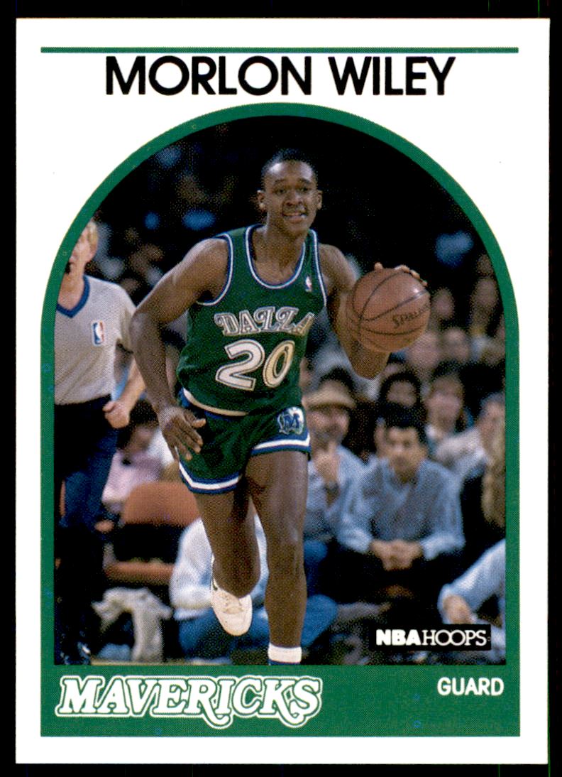 1989-90 Nba Hoops Morlon Wiley #247 on Kronozio