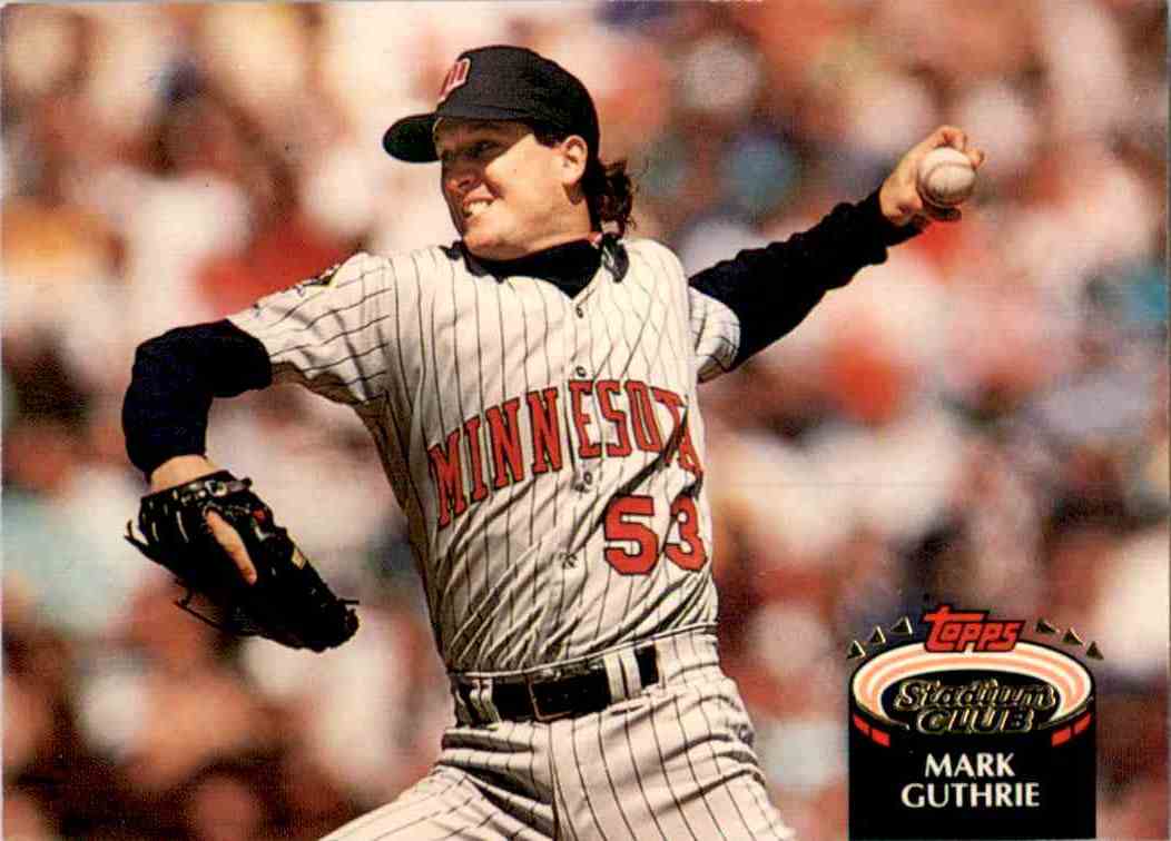 1992 Stadium Club Mark Guthrie #456 on Kronozio