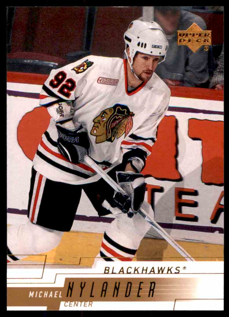 2000-01 Upper Deck Michael Nylander #41 on Kronozio