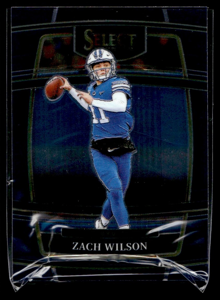 2022 Panini Select Draft Picks Zach Wilson #41 on Kronozio