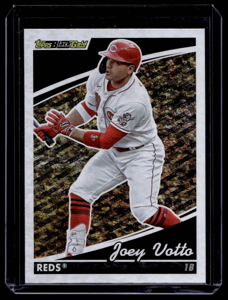 2022 Topps Update Black Gold Joey Votto #BG-8 on Kronozio