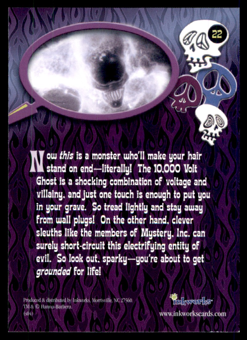 2004 Scooby Doo 2 Monsters Unleashed 10000 Volt Ghost #22 on Kronozio