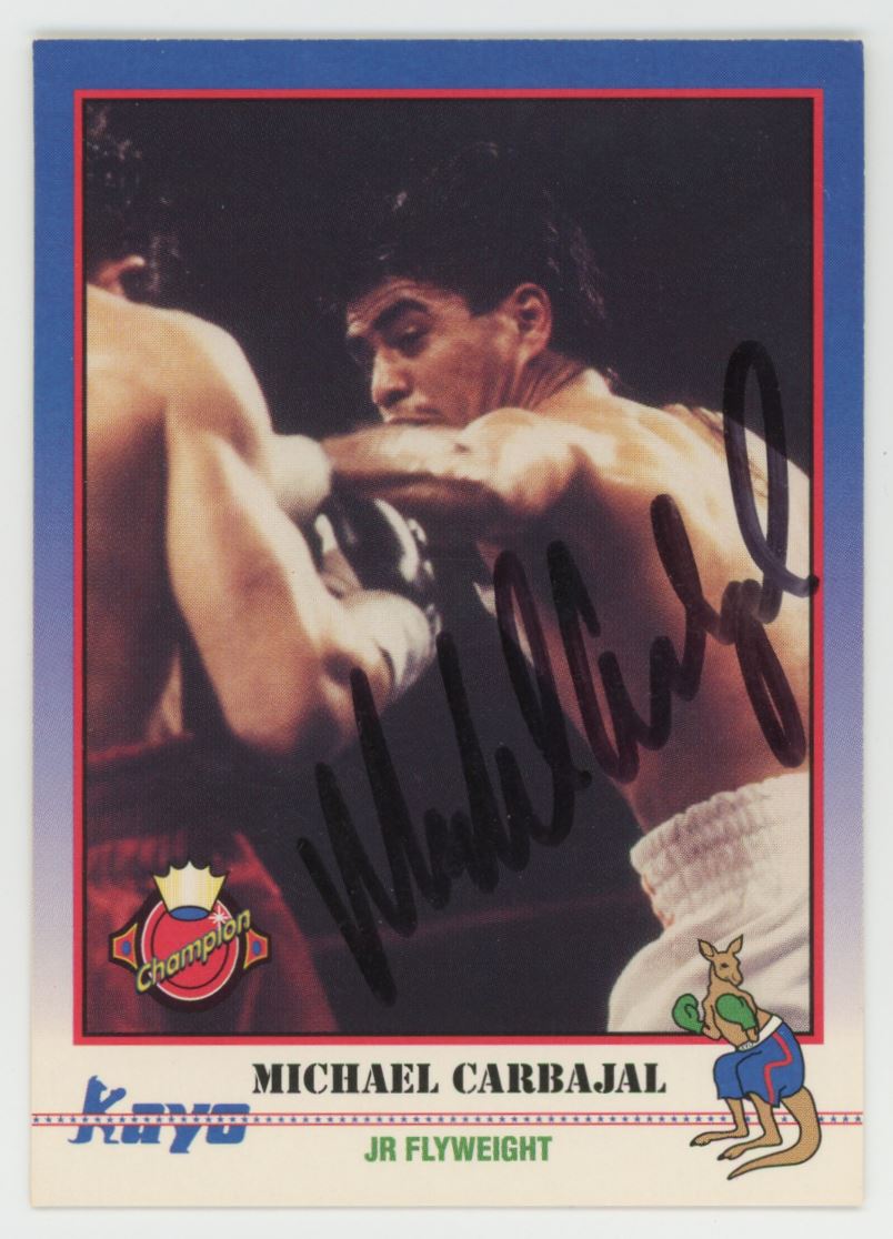 1991 Kayo Michael Carbajal Autograph #170 on Kronozio