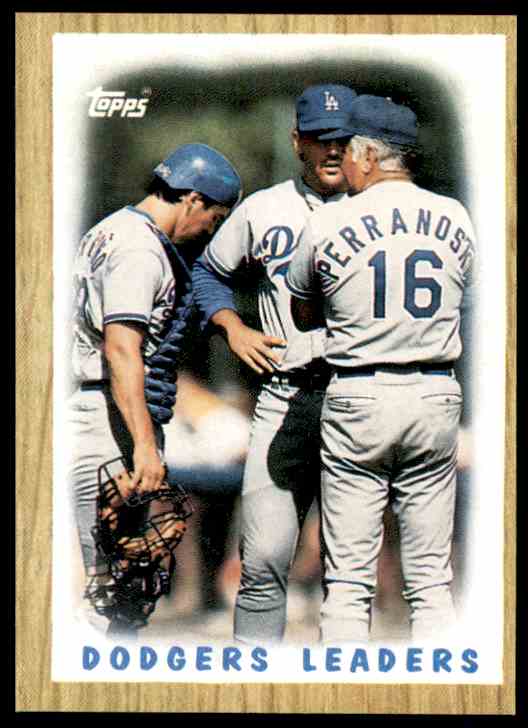 1987 Topps Dodgers Leaders #431 on Kronozio