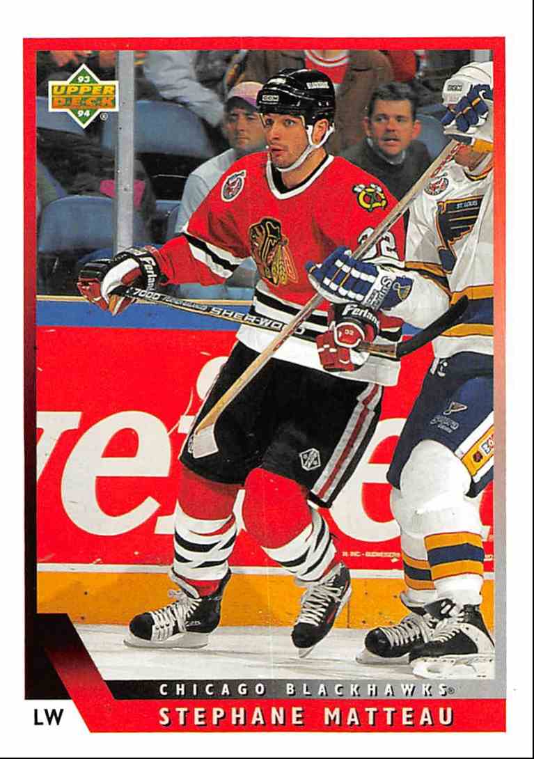 1993-94 Upper Deck Stephane Matteau #214 on Kronozio