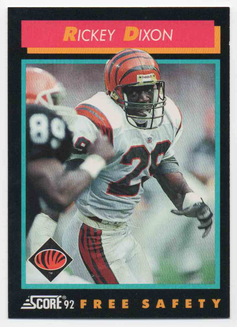 1992 Score Rickey Dixon #394 on Kronozio