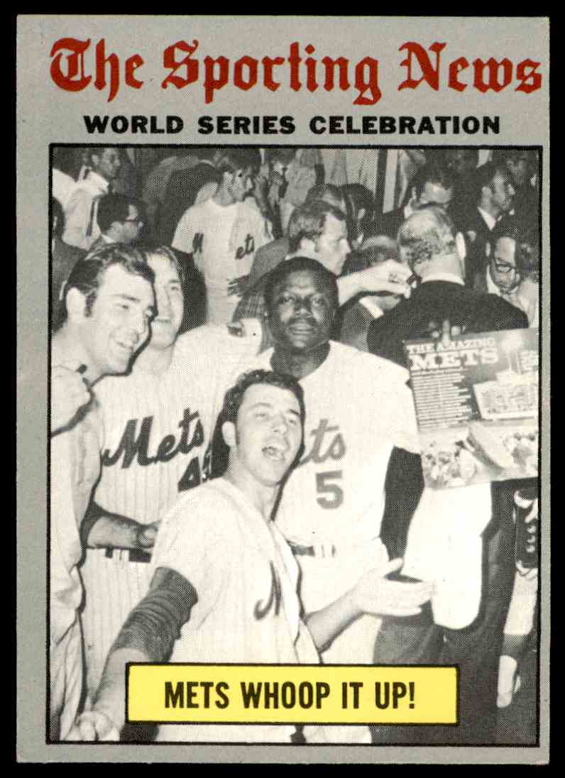 1970 Topps Baseball High Grade Setbreak #310 Mets Whoop It Up on Kronozio