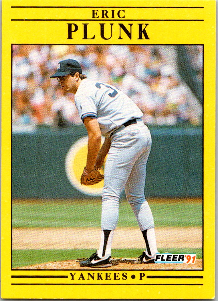 1991 Fleer Eric Plunk #676 on Kronozio