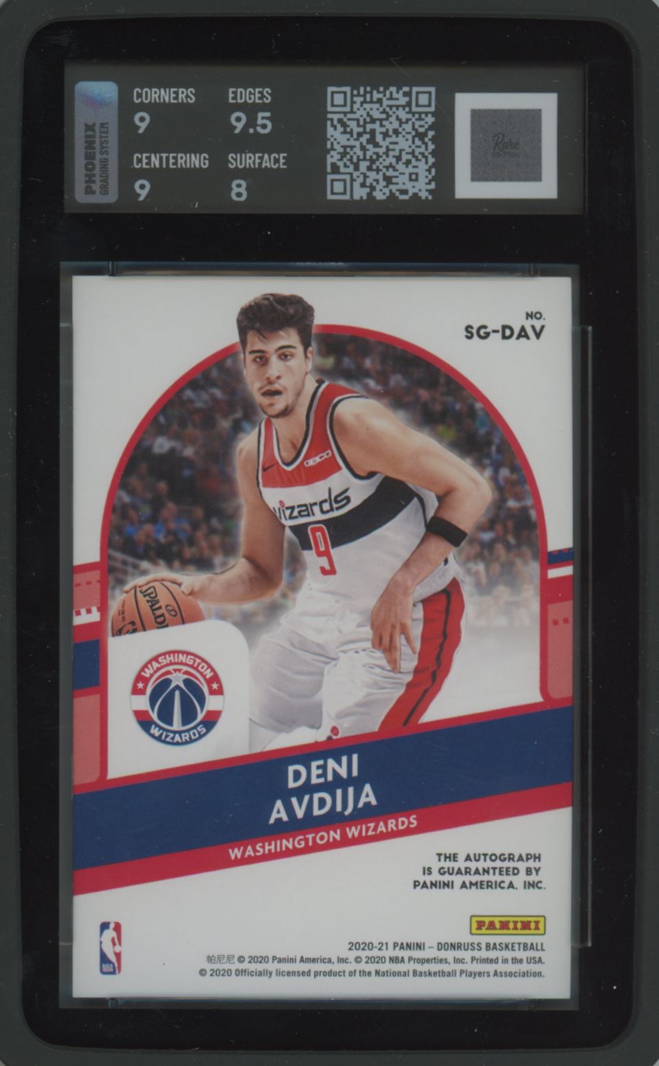 2020-21 Donruss Signature Series Deni Avdija #SG-DAV on Kronozio