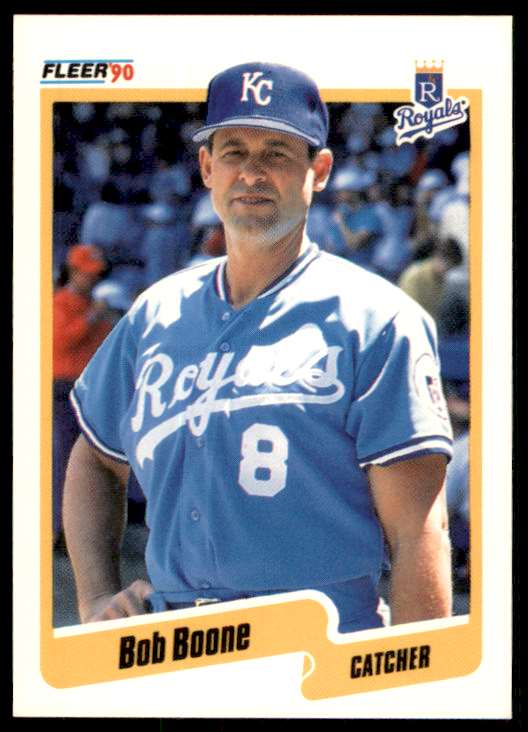 1990 Fleer Bob Boone #102 on Kronozio