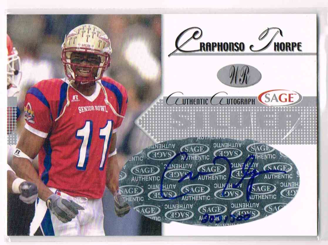 2005 Sage Craphonso Thorpe #43 on Kronozio