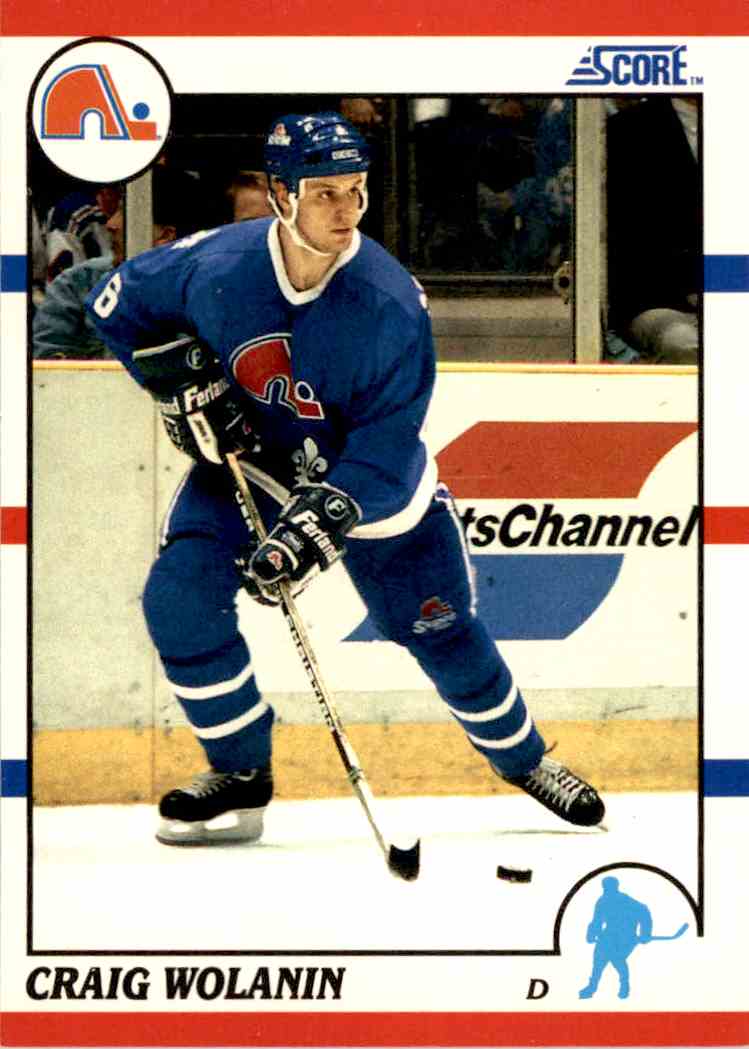 1990-91 Score NHL Craig Wolanin #167 on Kronozio