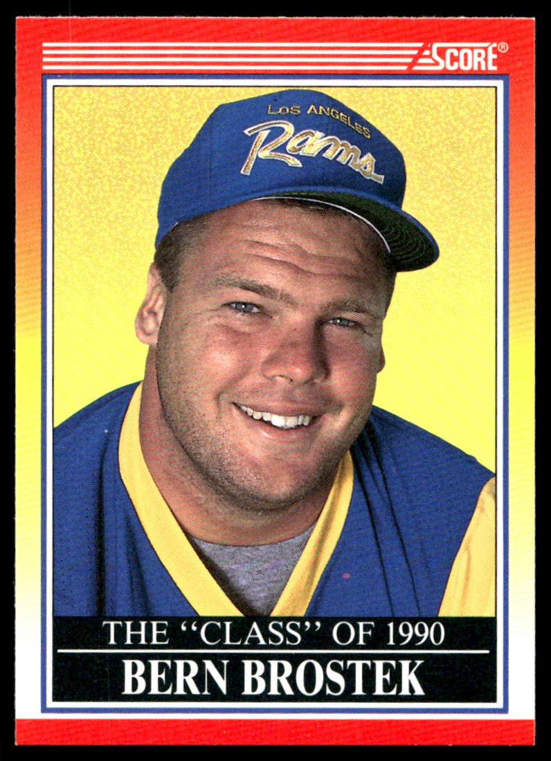 1990 Score Bern Brostek #612 on Kronozio