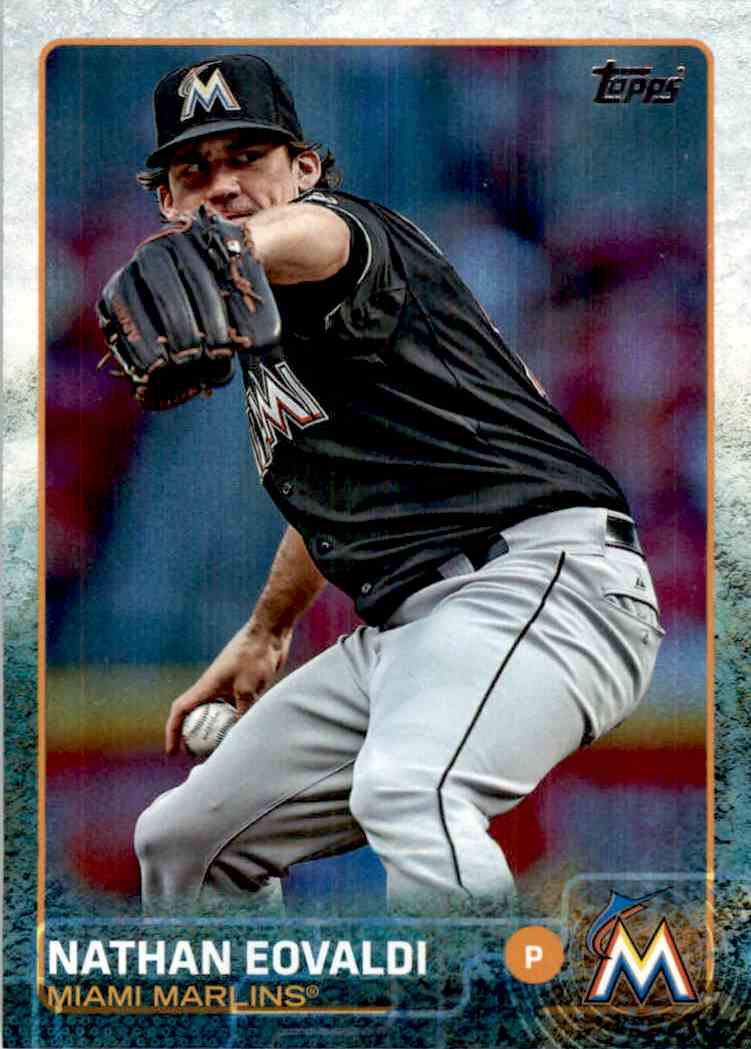 2015 Topps Rainbow Foil Nathan Eovaldi #53 on Kronozio