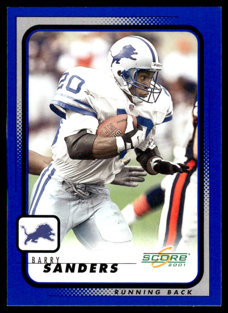 2001 Score Barry Sanders #68 on Kronozio