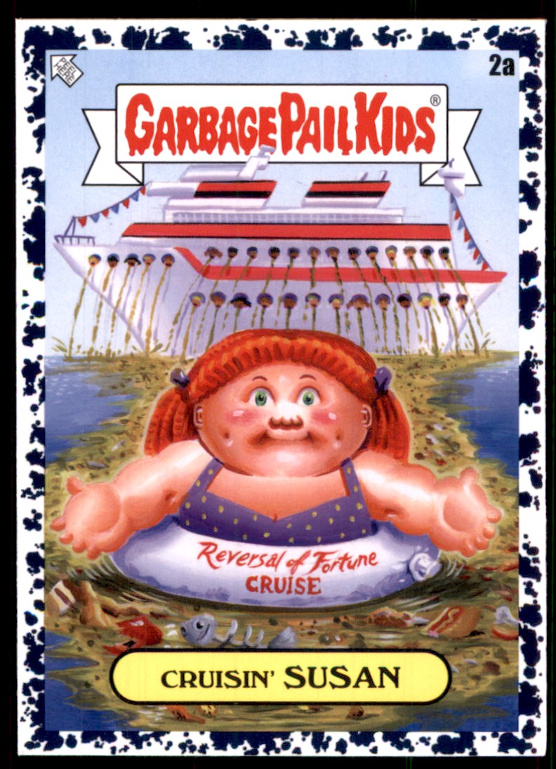 2021 Garbage Pail Kids GPK Go On Vacation Bruised Black CRUISIN' SUSAN ...