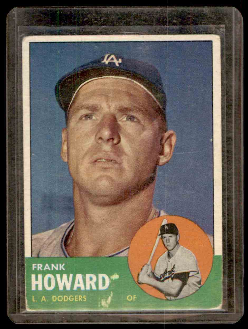 1963 Topps Frank Howard #123 on Kronozio