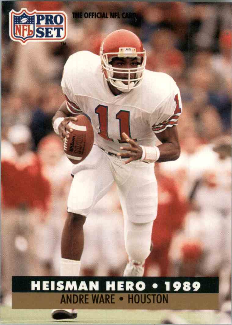1991 Pro Set Andre Ware #38 on Kronozio