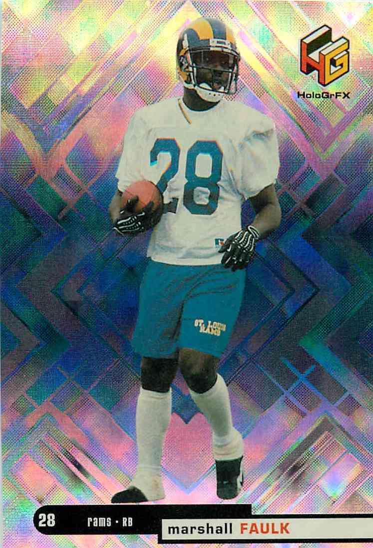 1995 Upper Deck Hologr-Fx Marshall Faulk #47 on Kronozio