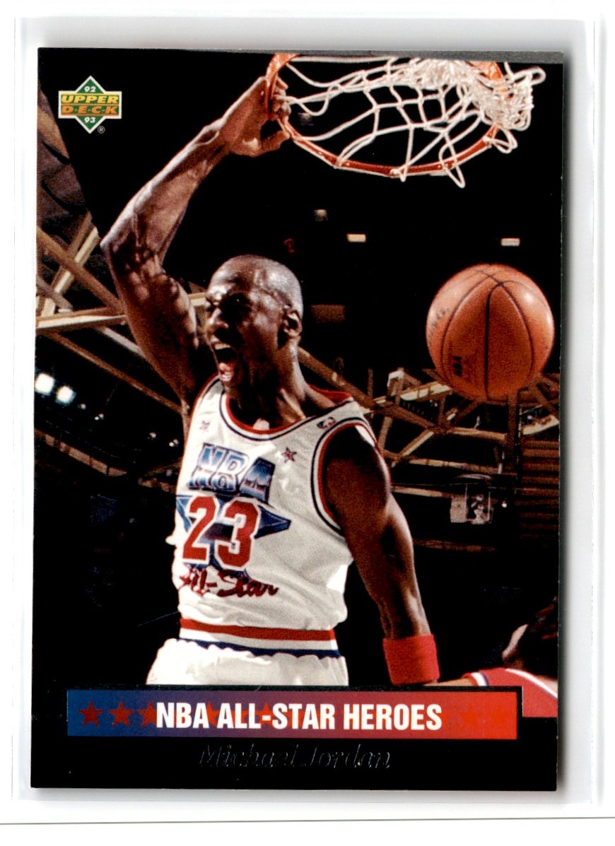 1992-93 Upper Deck NBA All-Star Set Michael Jordan #15 on Kronozio