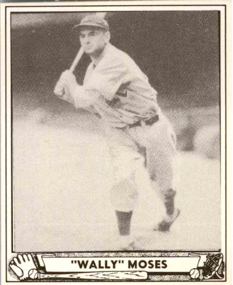 1986 TCMA 1940 Play Ball Reprint - Wally Moses - #26 on Kronozio