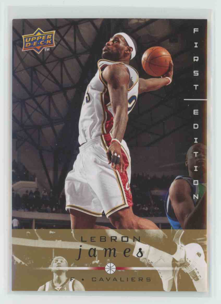 2008-09 Upper Deck First Edition Gold Lebron James #33 on Kronozio