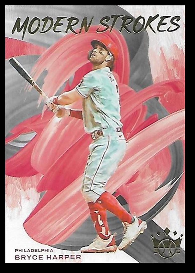 2022 Panini Diamond Kings Modern Strokes Bryce Harper #MS-11 on Kronozio