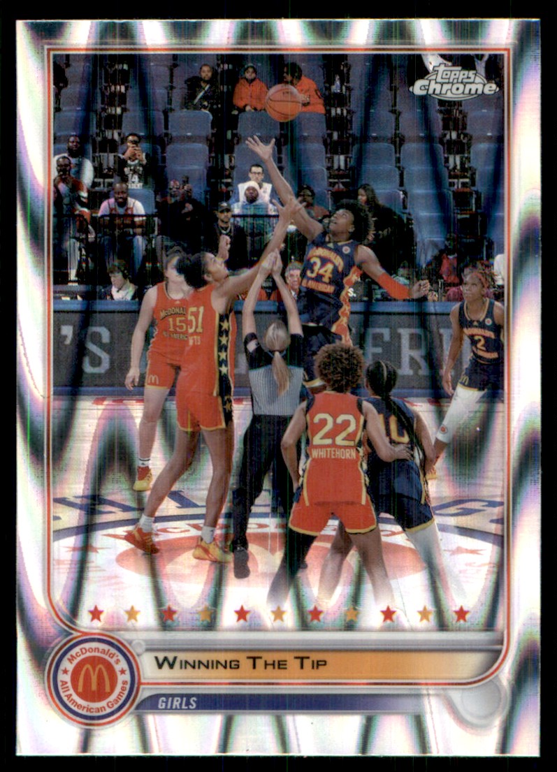 2022-23 Topps Chrome McDonald's All American RayWave Winning The Tip ...