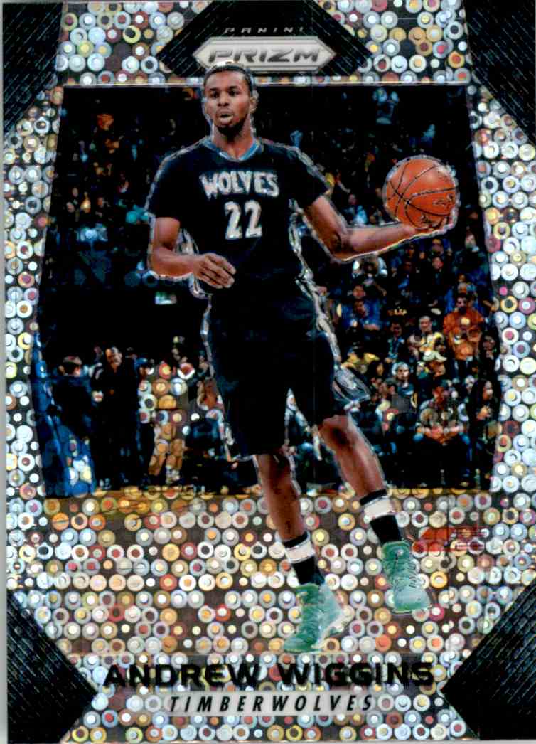 2017-18 Panini Prizm Prizms Fast Break Andrew Wiggins #81 on Kronozio