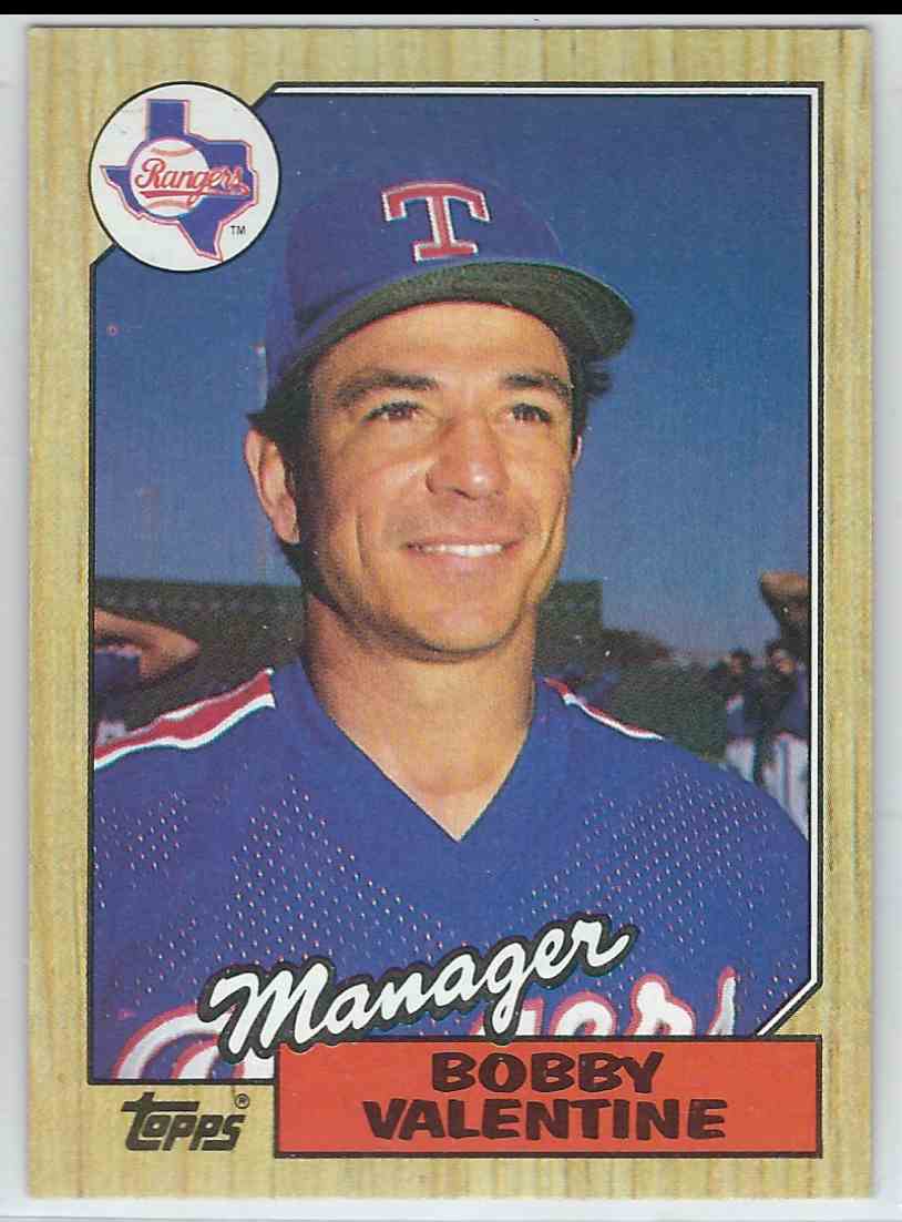 1987 Topps Bobby Valentine #118 on Kronozio