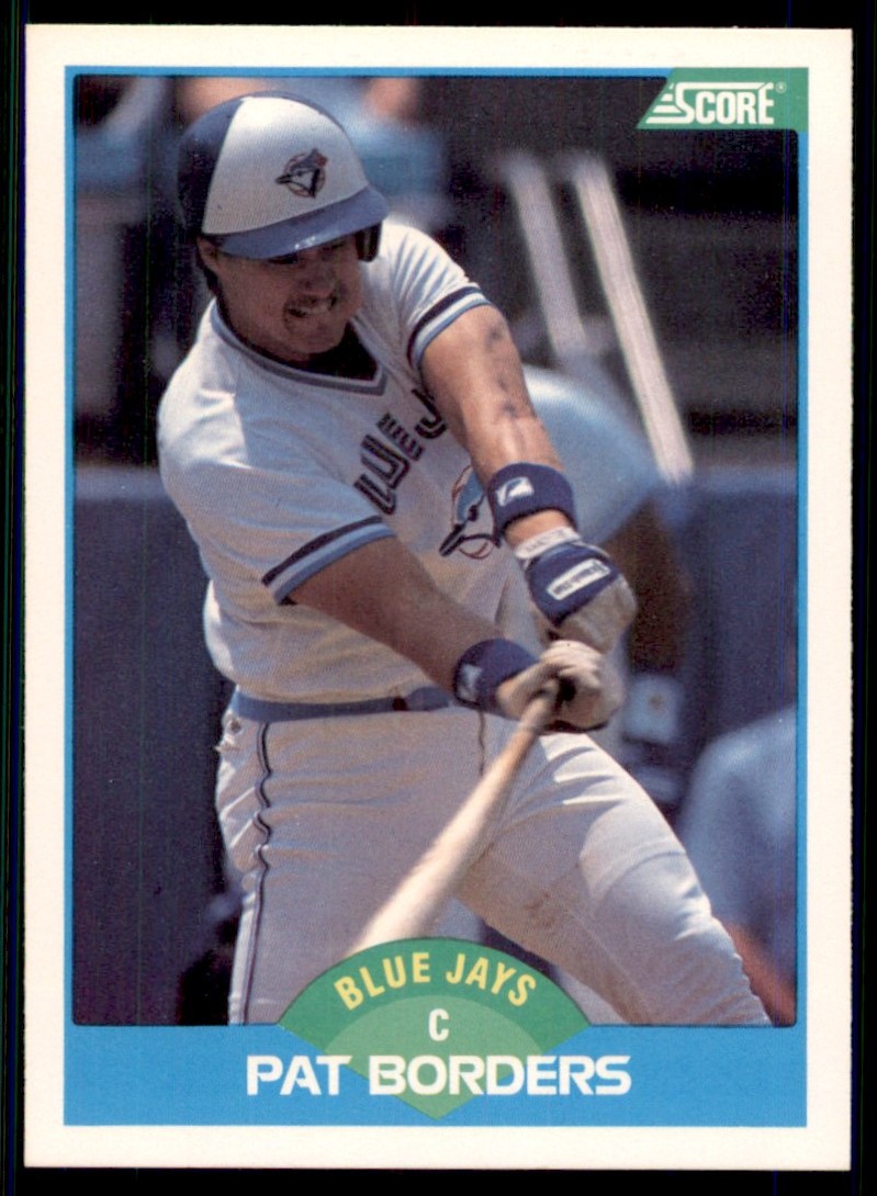 1989 Score Pat Borders #198 on Kronozio