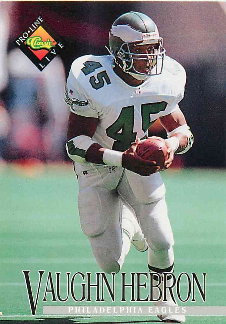 1994 Classic/Scoreboard Pro Line Live Vaughn Hebron #292 on Kronozio