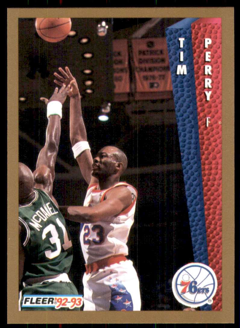 1992-93 Fleer Tim Perry #408 on Kronozio