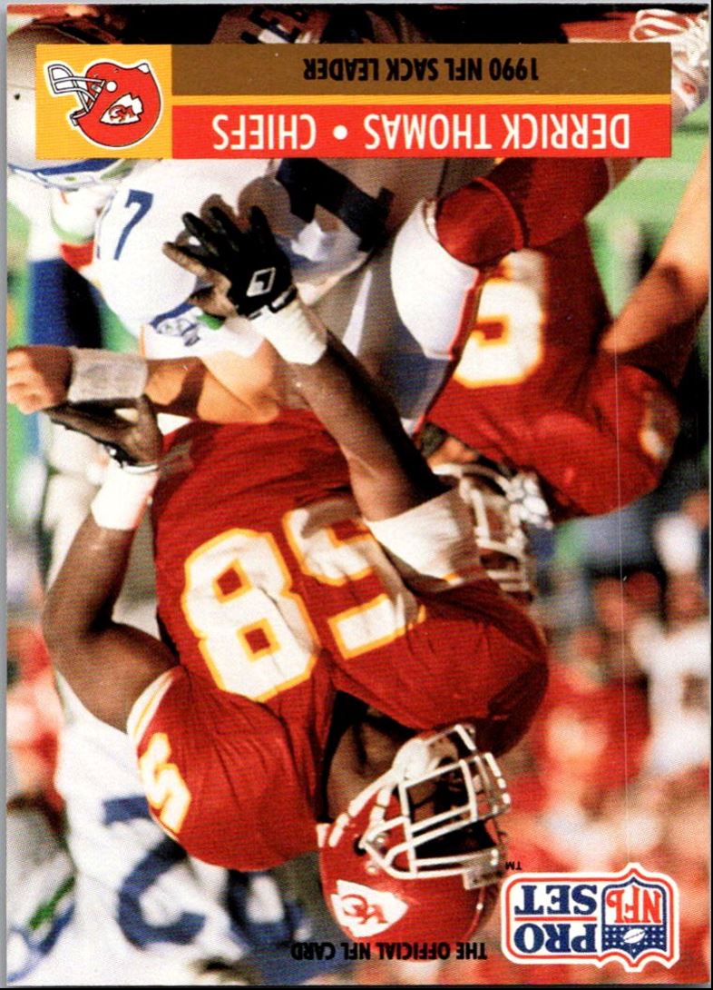 1992 Pro Set Power Derrick Thomas #58 on Kronozio