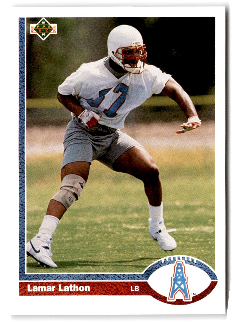 1991 Upper Deck Lamar Lathon #424 on Kronozio