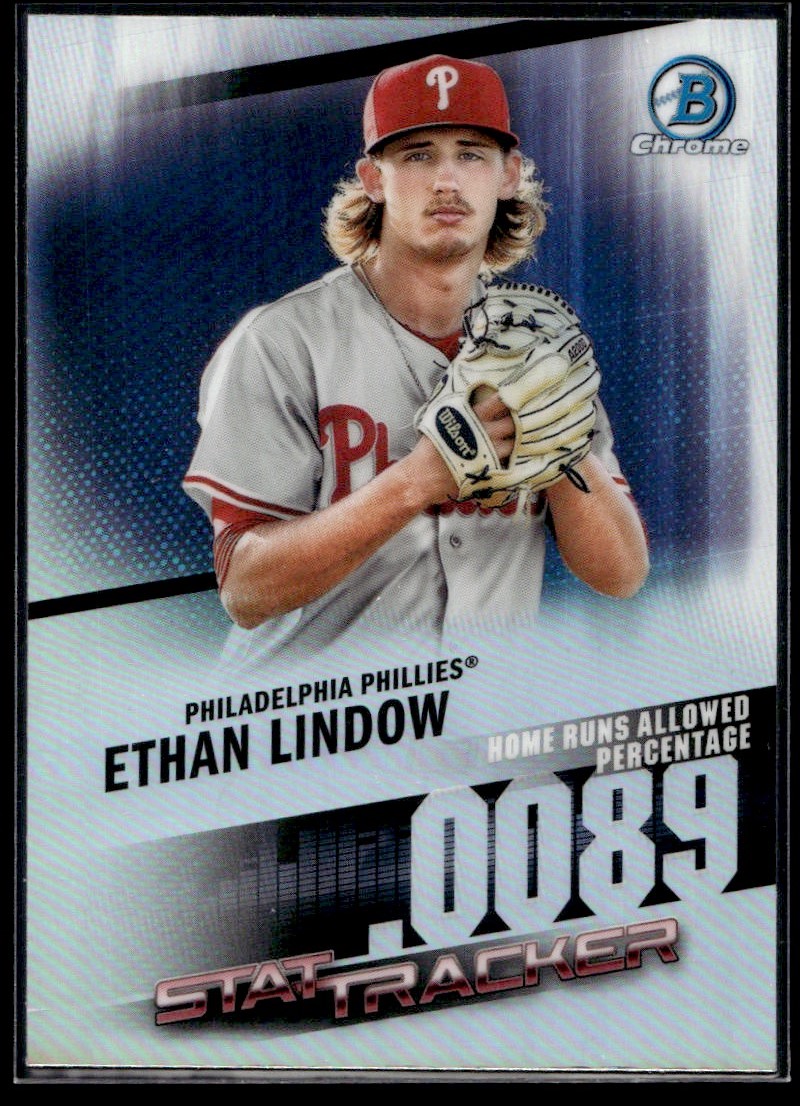 2020 Bowman Chrome Stat Tracker Ethan Lindow #ST-22 on Kronozio