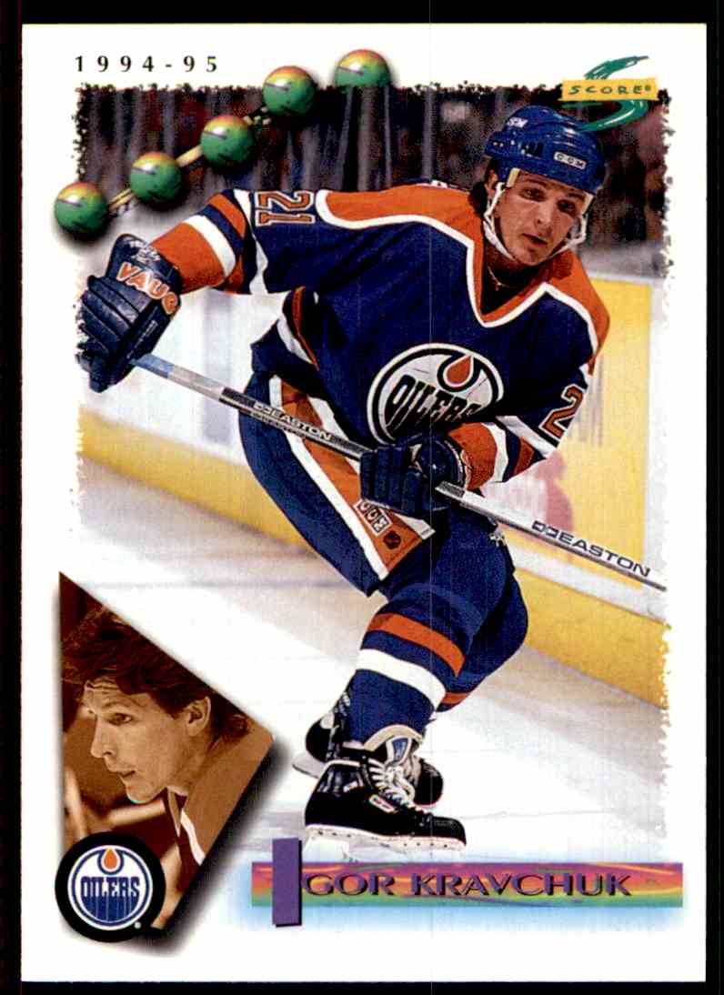 1994-95 Score Igor Kravchuk #33 on Kronozio