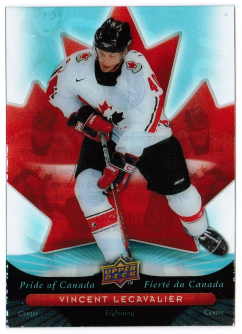 2009-10 Upper Deck McDonald's Pride of Canada Vincent Lecavalier #PC2 ...