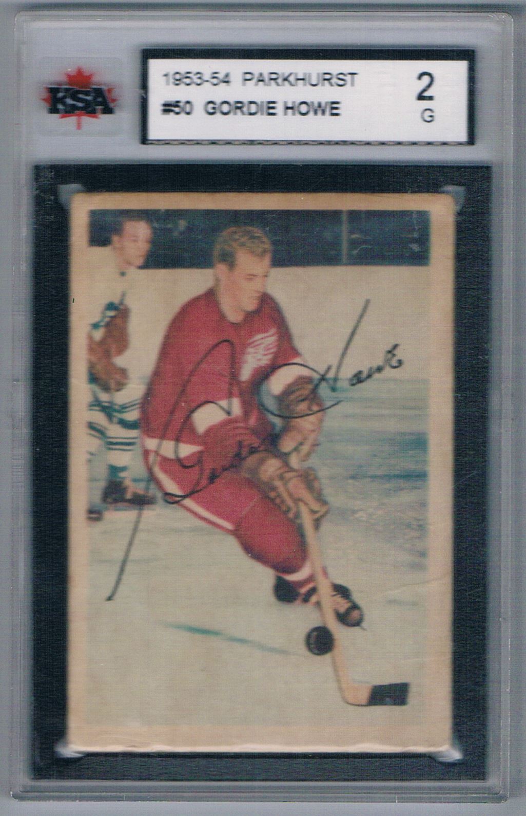 1953-54 Parkhurst Gordie Howe #50 on Kronozio