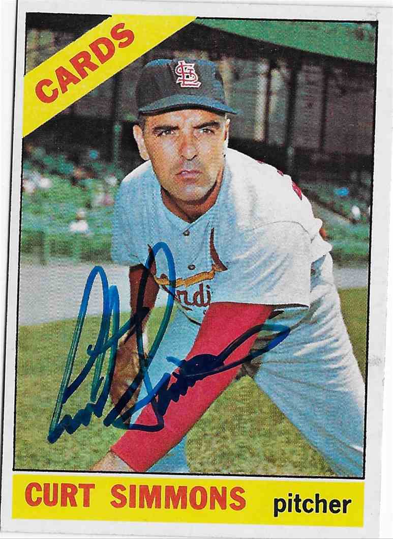 1966 Topps Curt Simmons #489 on Kronozio