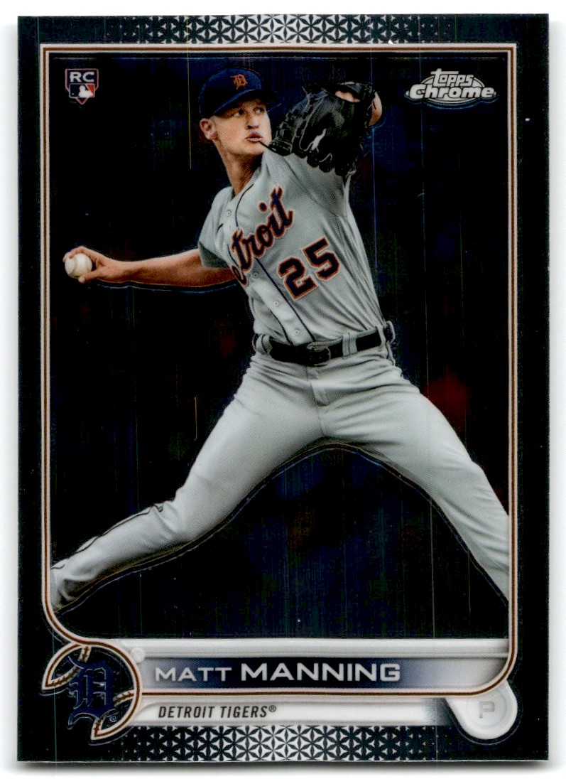 2022 Topps Chrome Matt Manning #57 on Kronozio