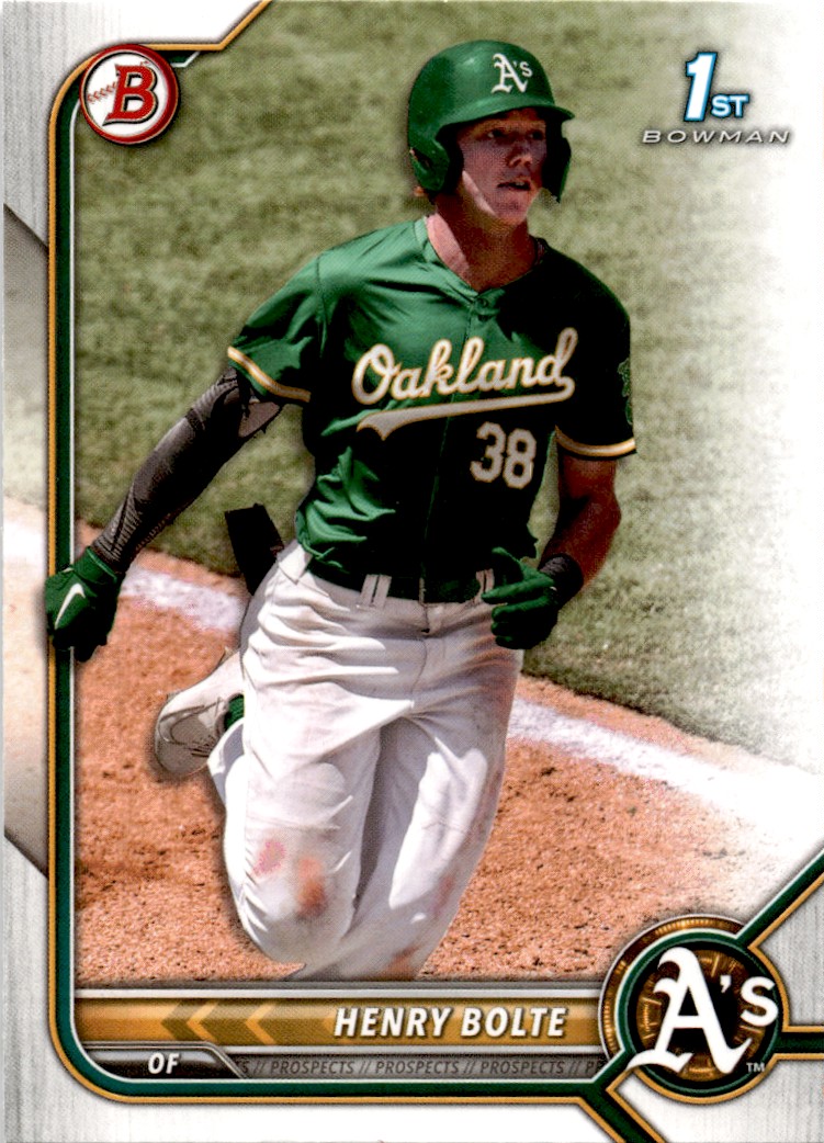 2022 Bowman Draft Baseball Henry Bolte #BD-121 on Kronozio
