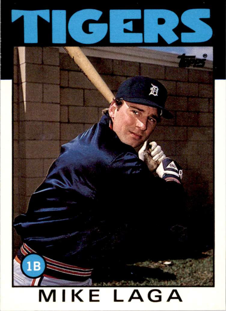 1986 Topps Traded Series Mike Laga #59T on Kronozio